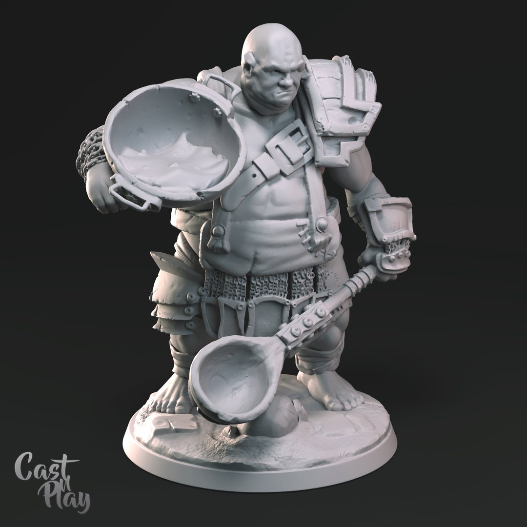 3D Printed Cast N Play Cook 28mm 32mm D&D - Etsy
