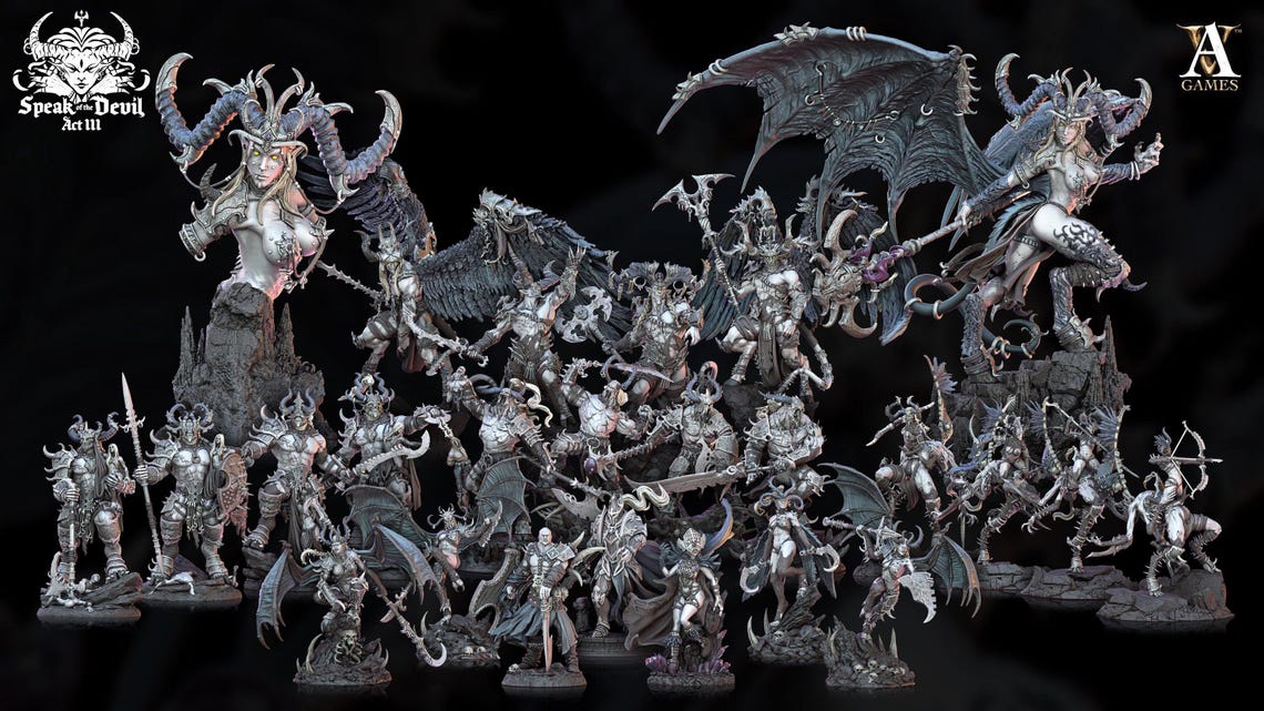 3D Printed Archvillain Games Marnak Nai Set Speak of the Devil Vol. III ...