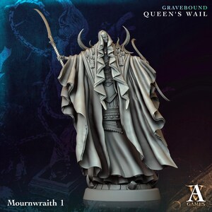 3D Printed Archvillain Games Mournwraith Gravebound Queen's Wail 28 ...