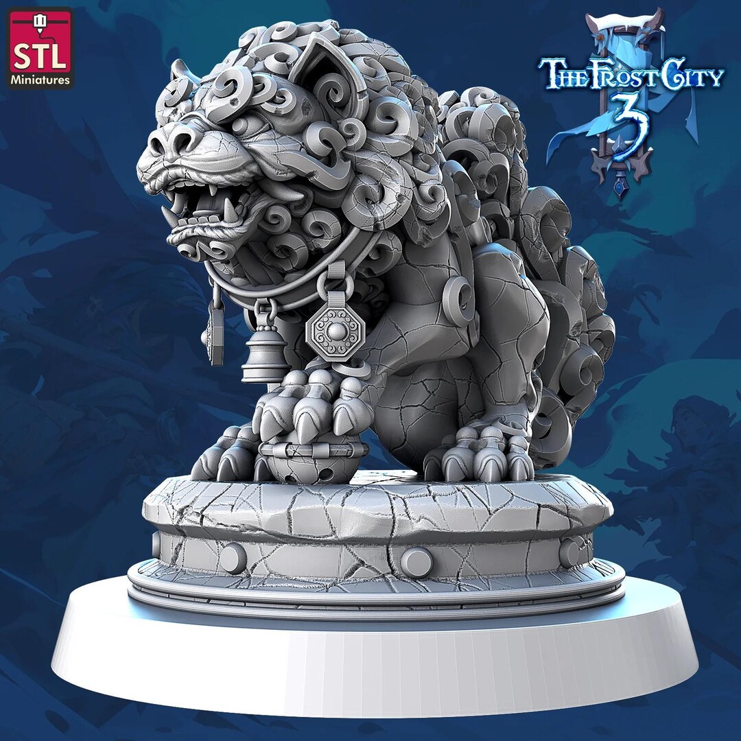 3D Printed STL Miniatures Shrieking Wolf Core Characters the Frost City ...