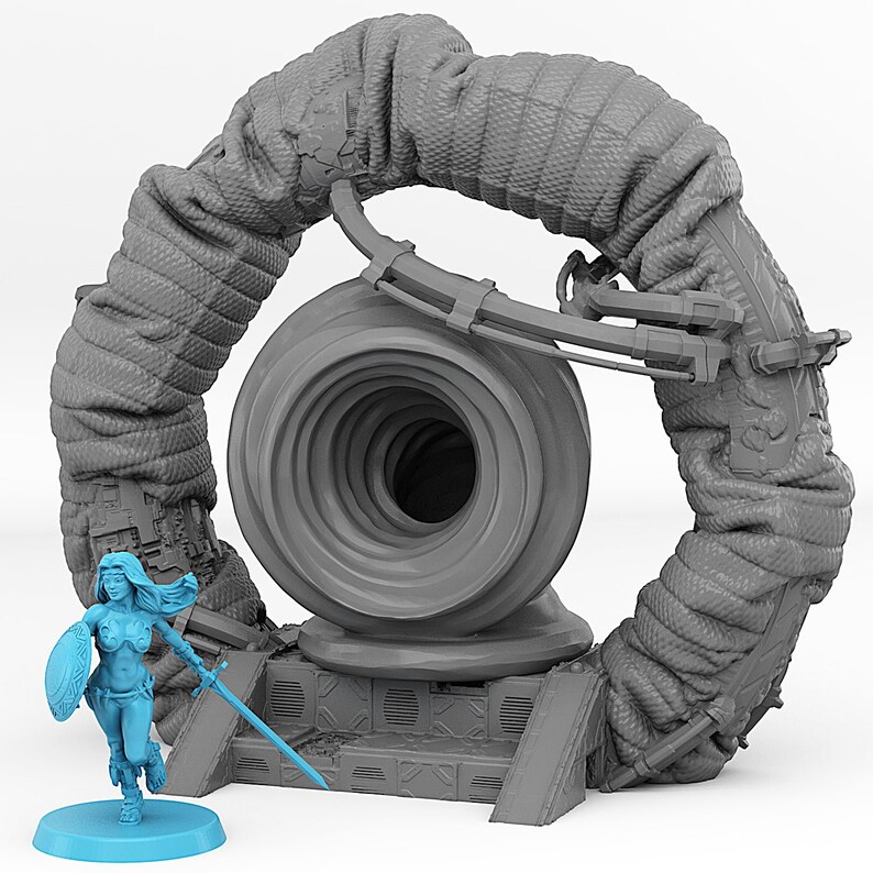 3D Printed Fantastic Portals and Effects Space Ship Portal - Etsy