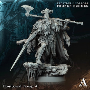 3D Printed Archvillain Games Frostbound Drengr Frostburn Horrors Frozen ...