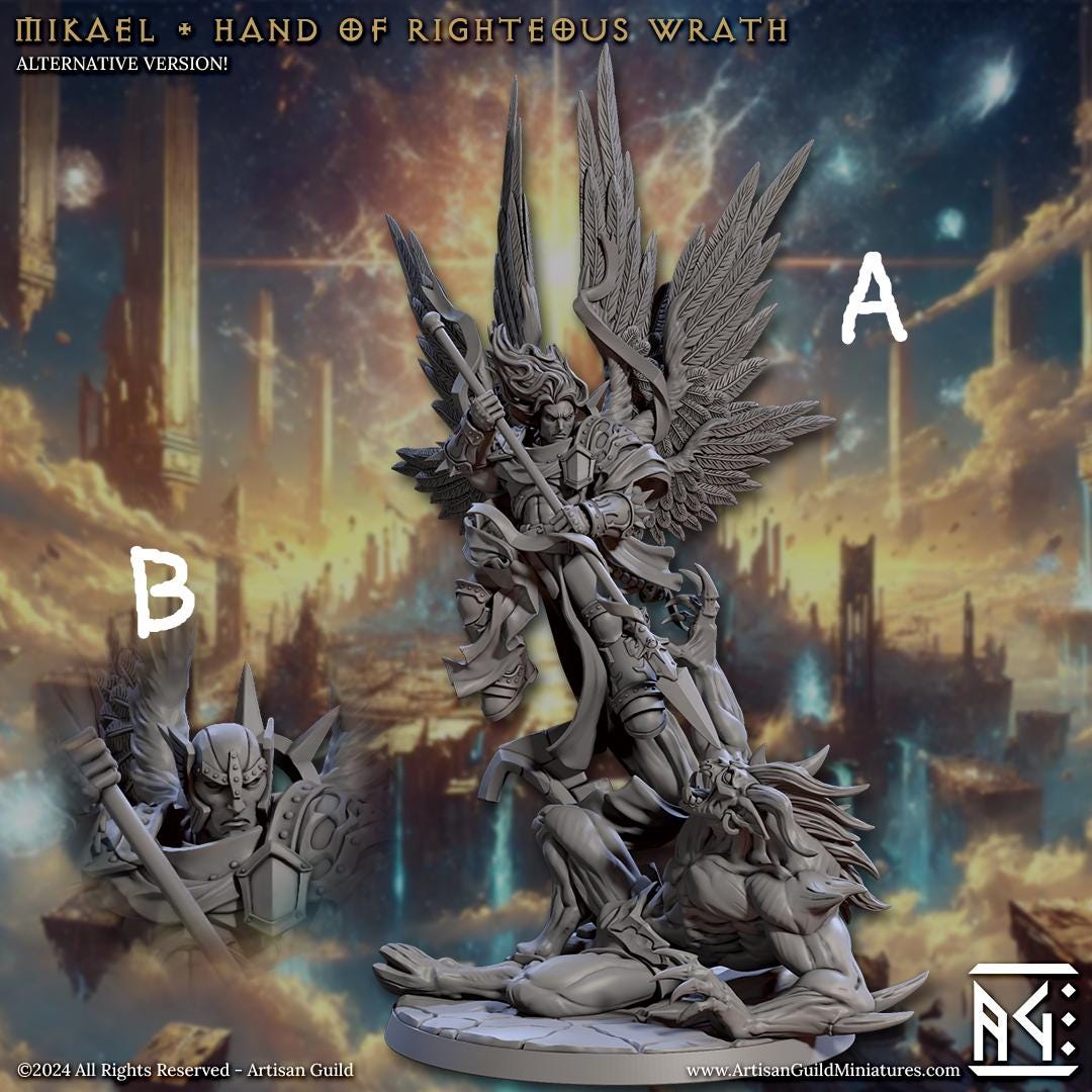 3D Printed Artisan Guild Mikael - Hand of Righteous Wrath Weapons ...