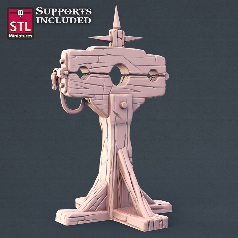 3D Printed STL Miniatures Executioner Set 28mm - 32mm War Gaming D&D - Etsy
