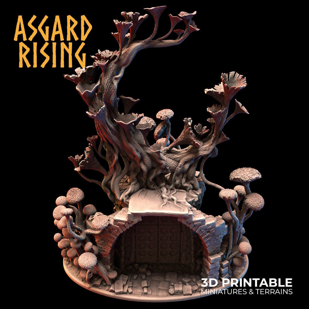3D Printed Asgard Rising Heart of the Fungi Forest 28 32mm Wargaming ...