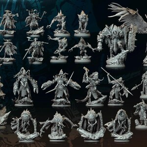 3D Printed Archvillain Games Skraeling Marauder Frostburn Horrors ...