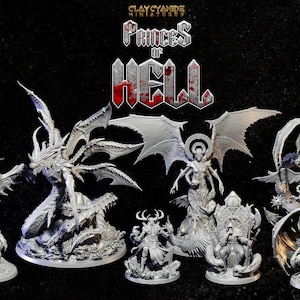 3D Printed Clay Cyanide Princess of Hell Ragnarok D&D - Etsy