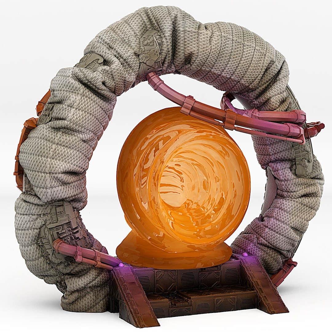 3D Printed Fantastic Portals and Effects Space Ship Portal 28mm - 32mm ...