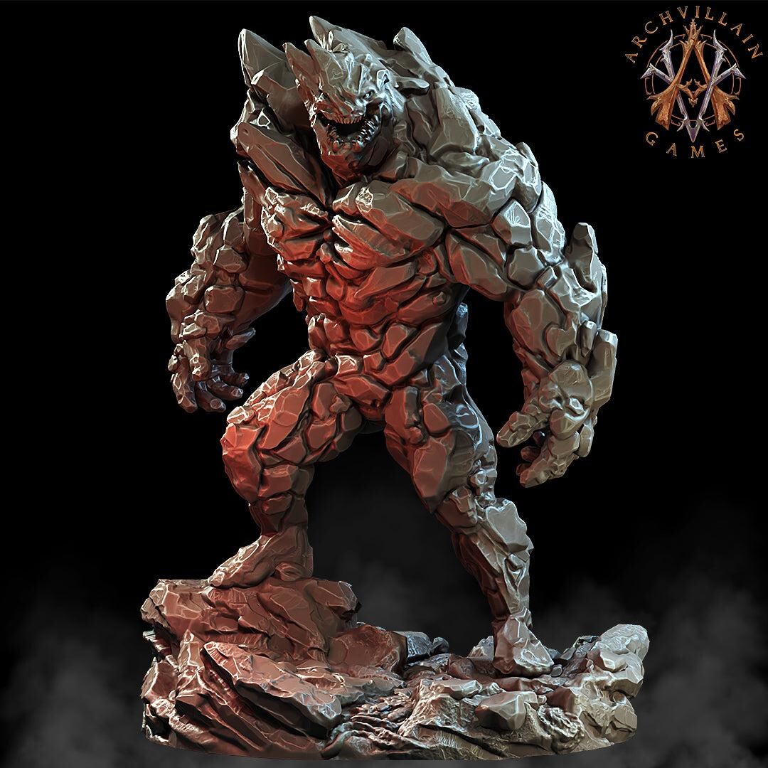 3D Printed Archvillain Games Magma Lords - Magma Elemental 28mm 32mm D ...