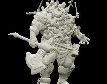 3D Printed Clay Cyanide Conan Bust Hyborean Age Ragnarok D&D - Etsy