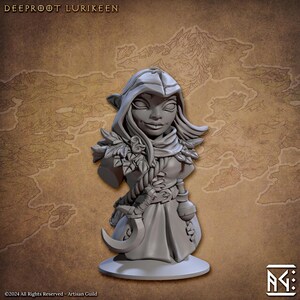3D Printed Artisan Guild Deeproot Lurikeen Busts 28mm 32mm - Etsy