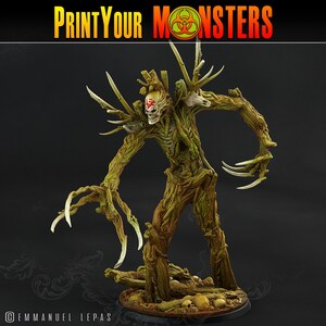 3D Printed Print Your Monsters Undead Treants the Shadowcreep Wood Set ...
