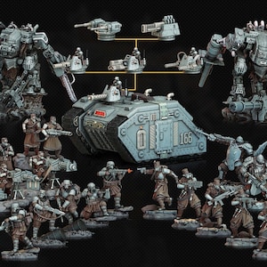 3D Printed Archvillain Games Deadmen Brigade - Morior Invictus Morior ...