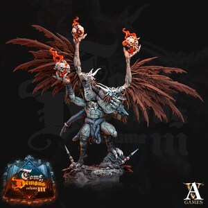 3D Printed Archvillain Games Teraton Vulduk Tome of Demons 28 32mm D&D ...