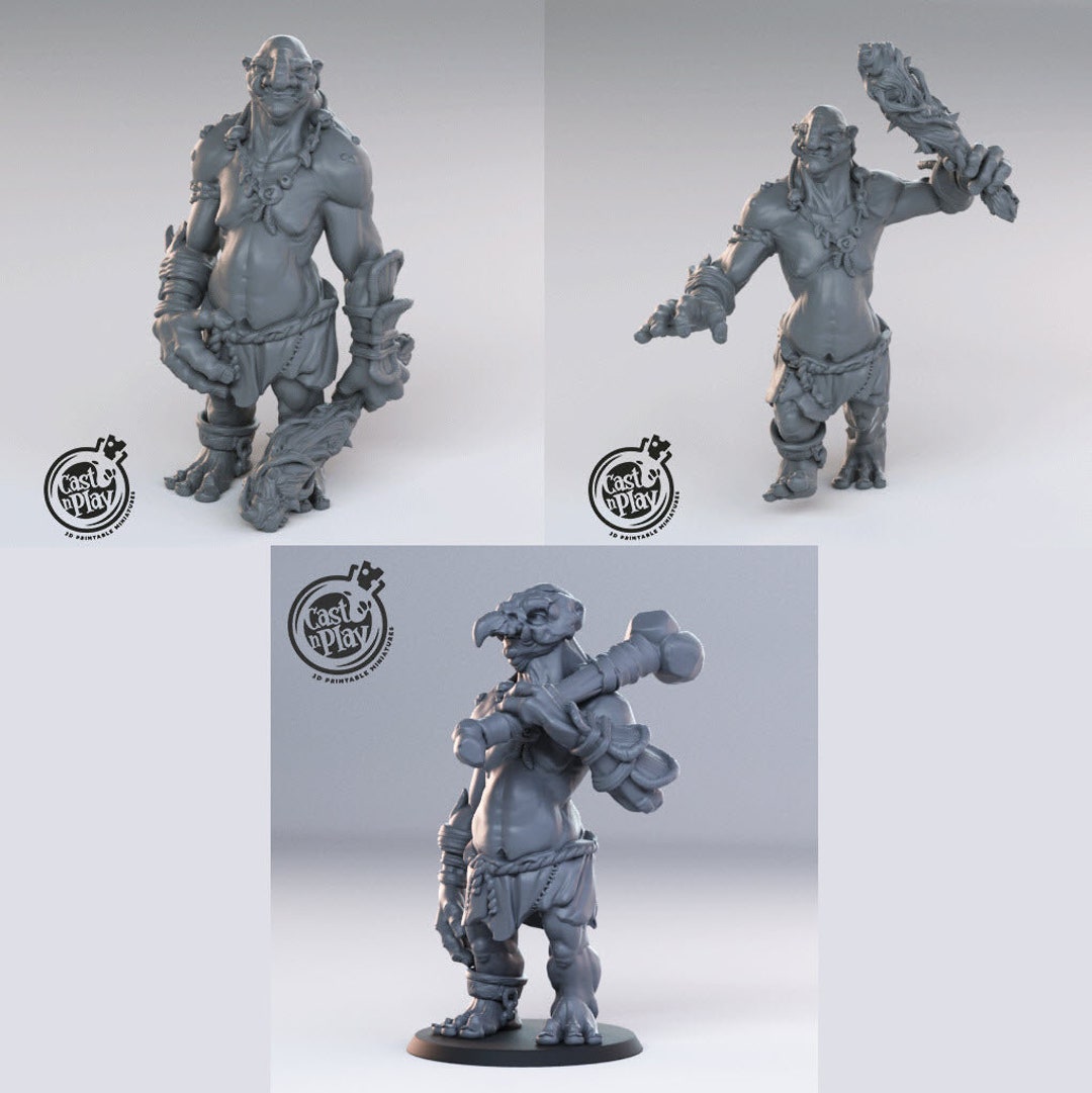 3D Printed Cast N Play Trolls 28mm 32mm D&D - Etsy