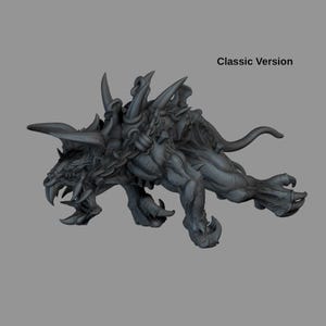 3D Printed Print Your Monster Mounted Demon Creature 28 32mm D&D - Etsy