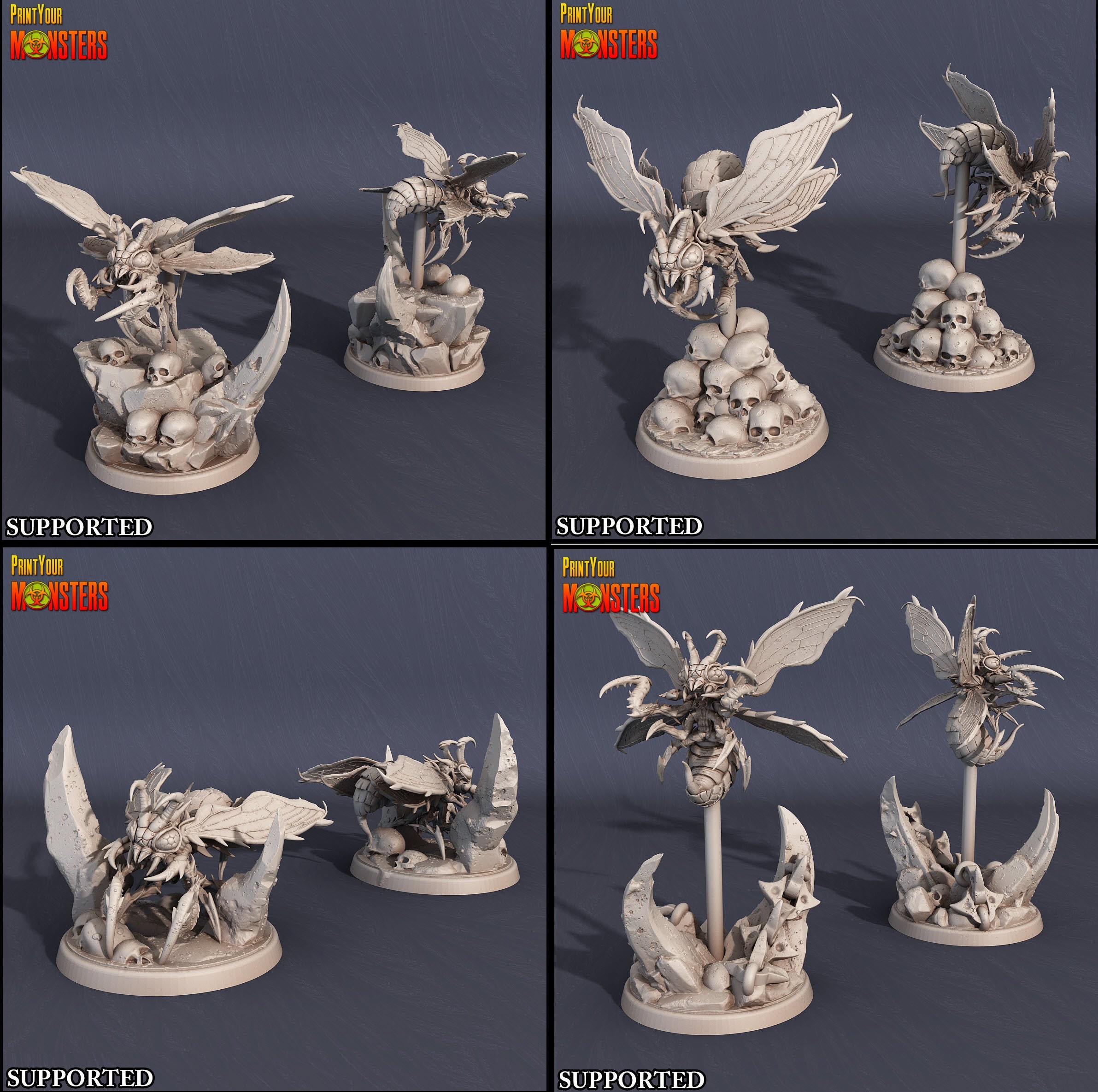 3D Printed Print Your Monsters the Infernal Hive Full Set 28mm - Etsy