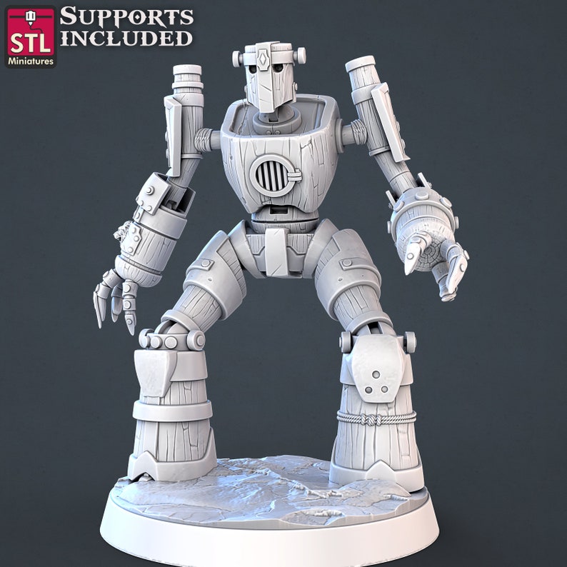 3D Printed STL Miniatures Constructor Set | 28 - 32mm War Gaming D&D - Etsy