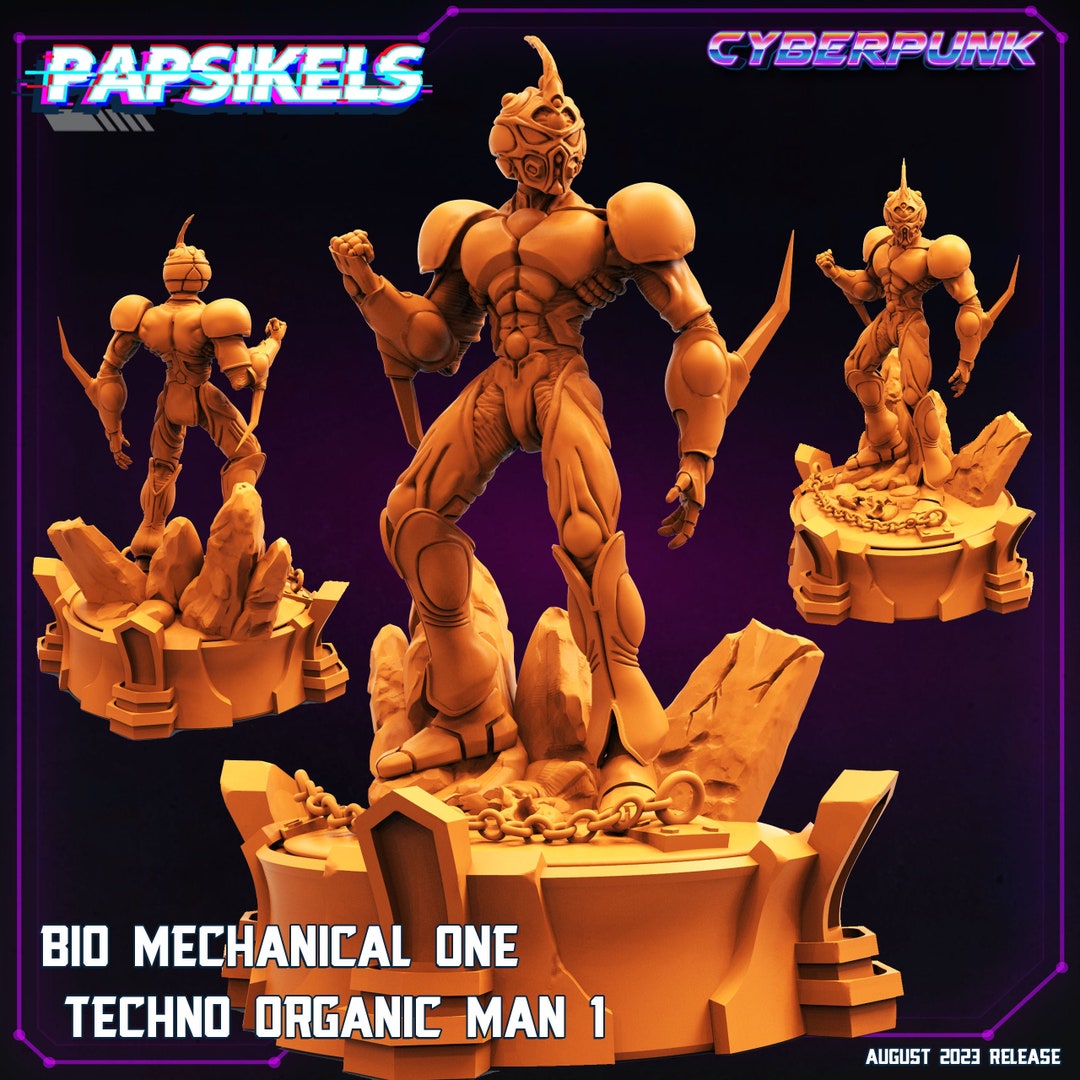 3D Printed Papsikels August 2023 - Cyberpunk Bio Mechanical One Techno ...