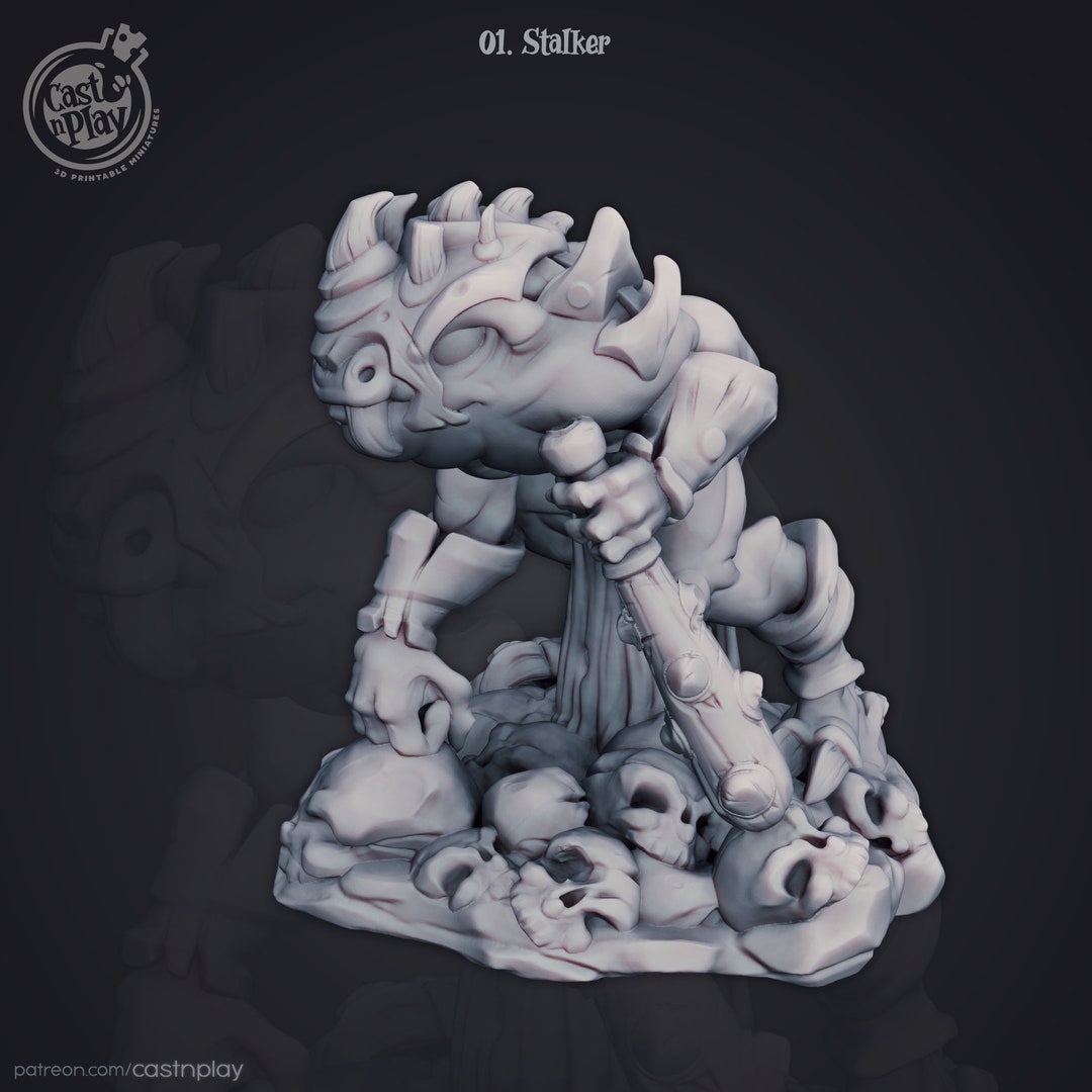 3D Printed Cast N Play Stalker 28mm 32mm D&D - Etsy
