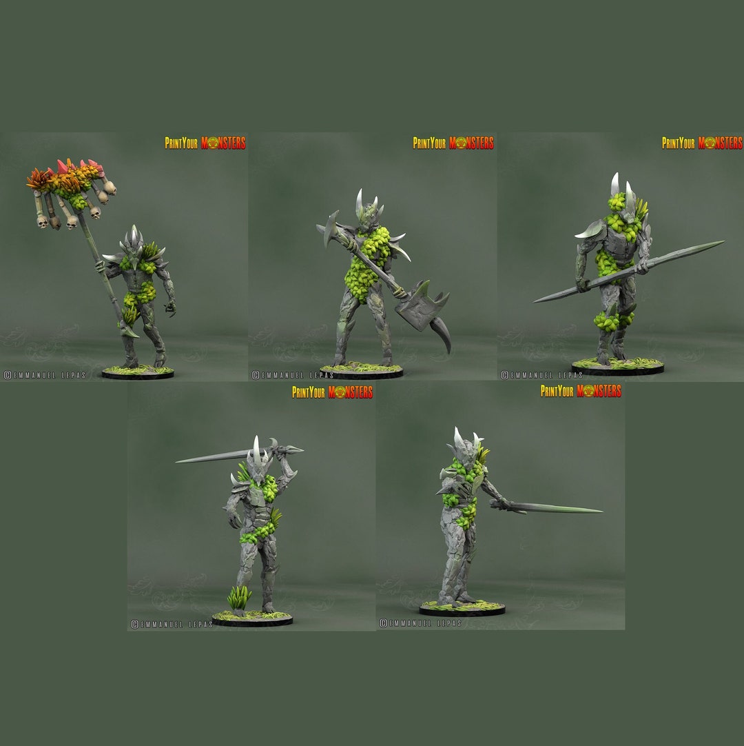 3D Printed Print Your Monsters Rock Soldiers Rock Monsters From Magic ...