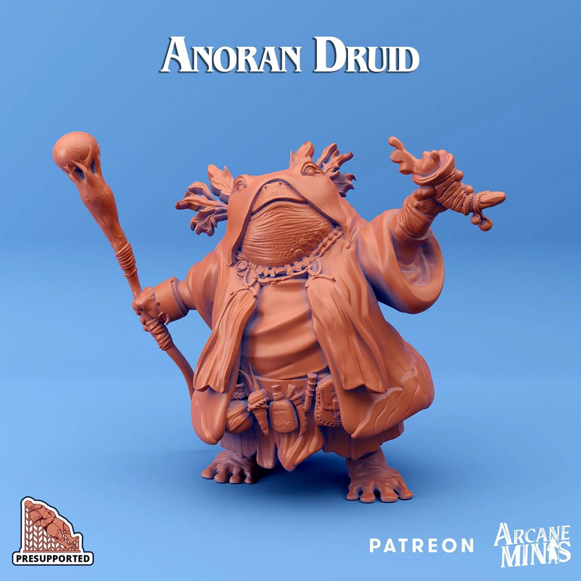 3D Printed Sordane Publishing Herrulda's Song - Anoran Druid 28mm 32mm ...