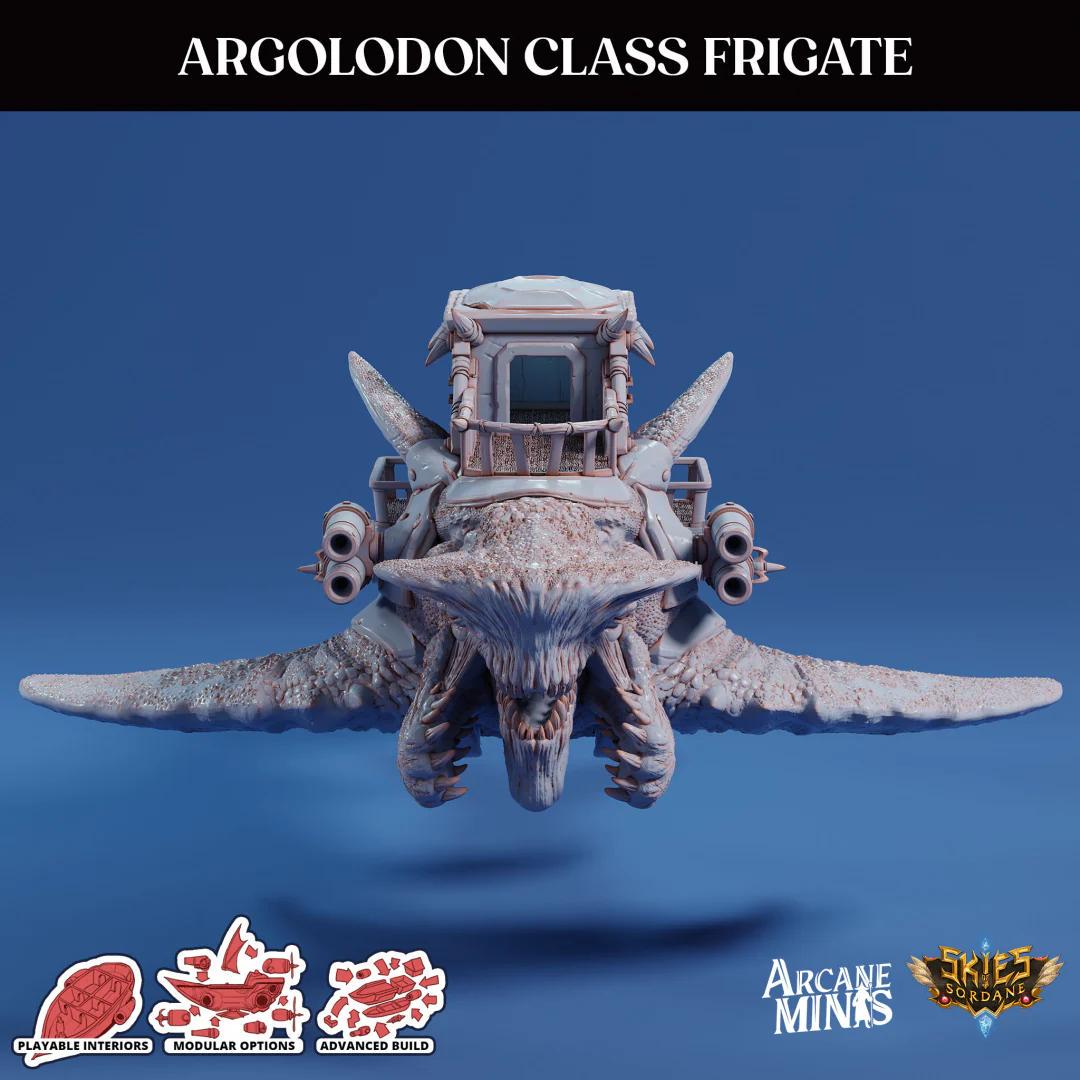 3D Printed Sordane Publishing Airship Argolodon Class Frigate MM (XYZ ...