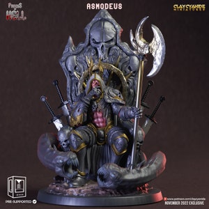 3D Printed Clay Cyanide Princess of Hell Ragnarok D&D - Etsy