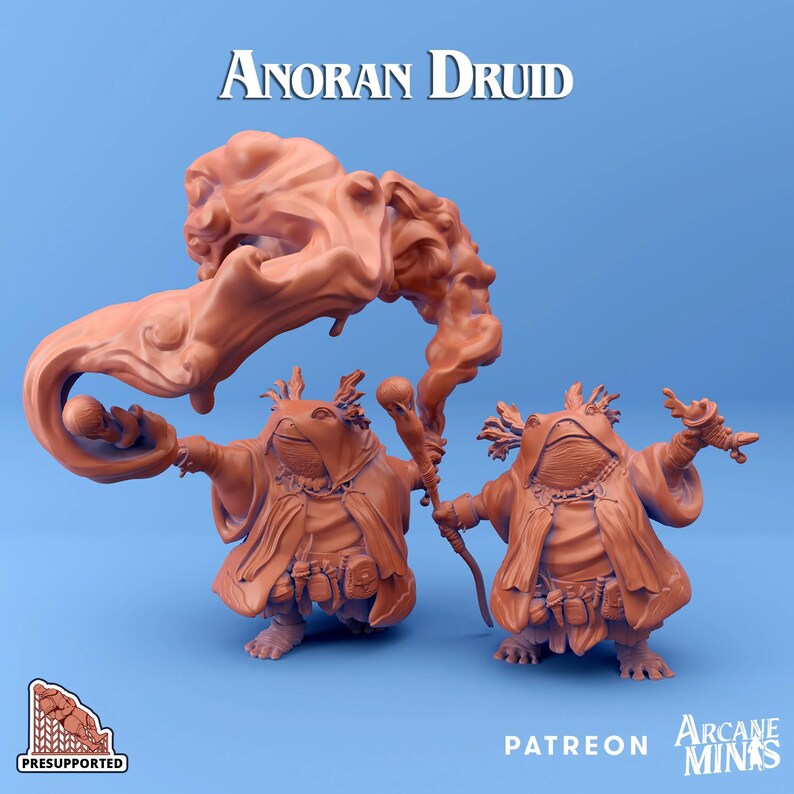 3D Printed Sordane Publishing Herrulda's Song - Anoran Druid 28mm 32mm ...