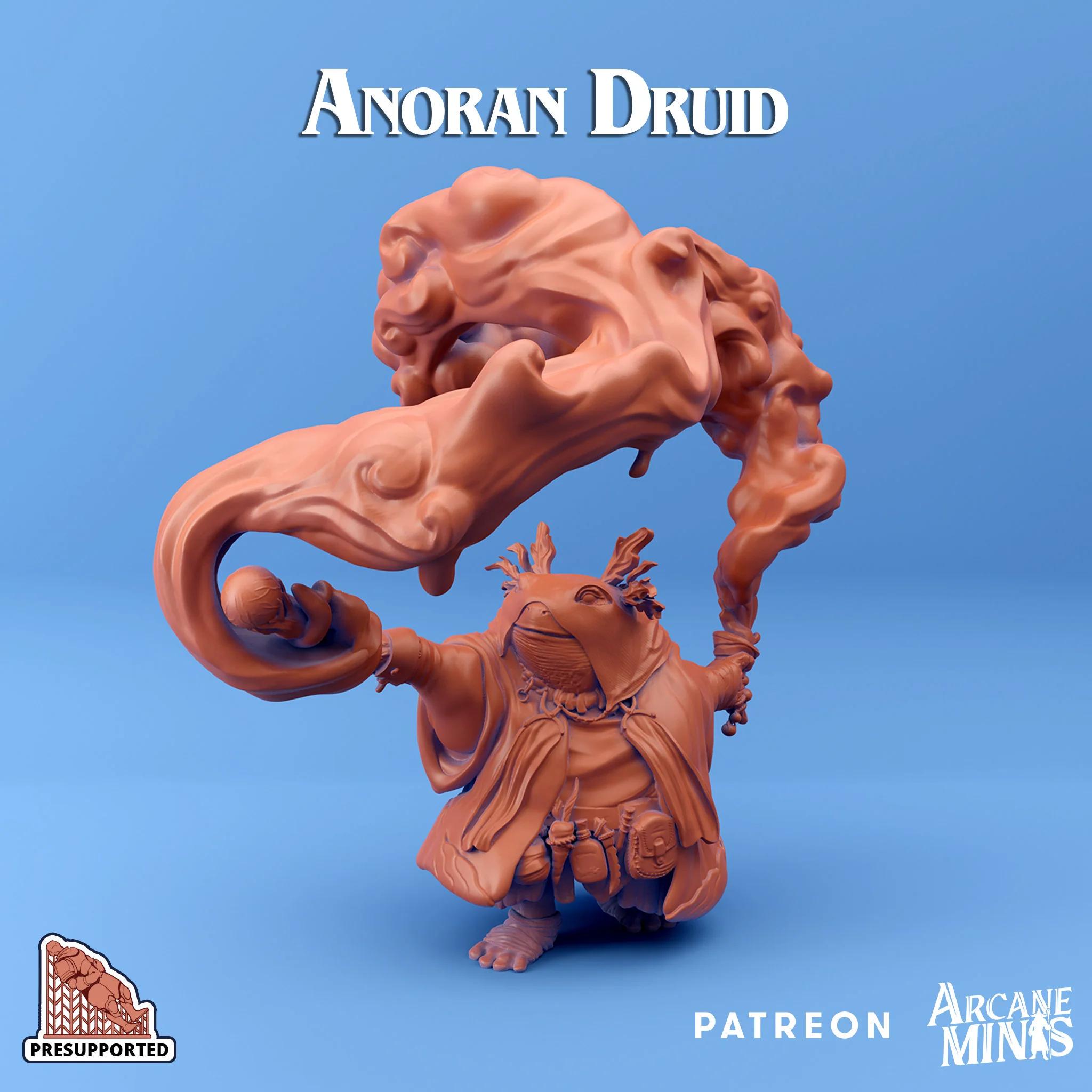 3D Printed Sordane Publishing Herrulda's Song - Anoran Druid 28mm 32mm ...