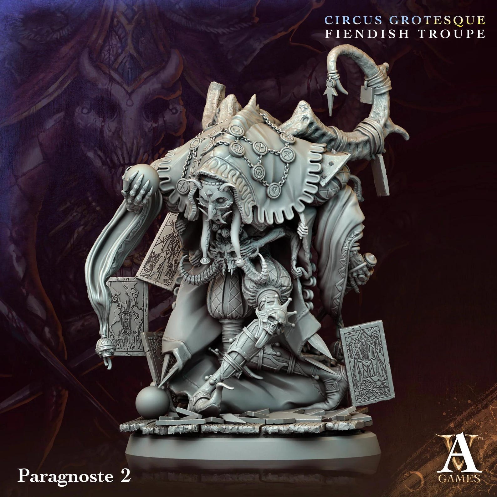 3D Printed Archvillain Games Paragnoste Circus Grotesque Fiendish ...