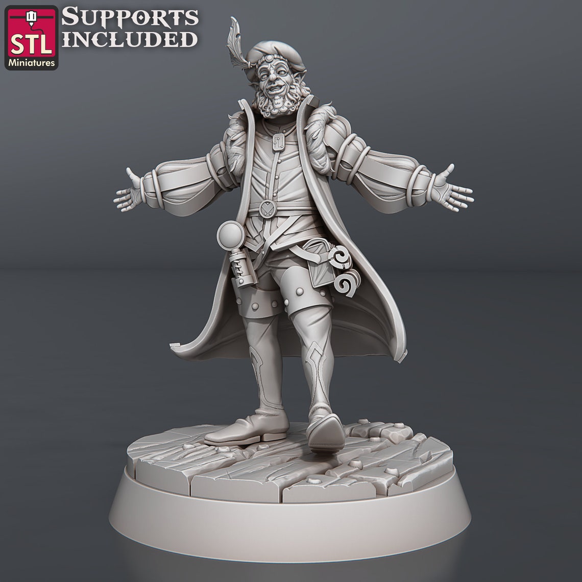 3D Printed STL Miniatures Antique Shop Set 28 - 32mm War Gaming D&D ...