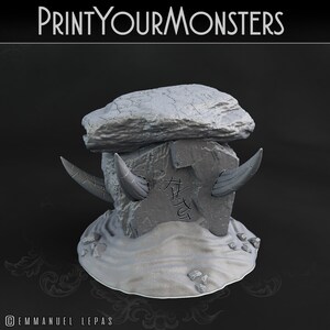 3D Printed Print Your Monsters Desert Monster Rocks Desert Orcs Set ...