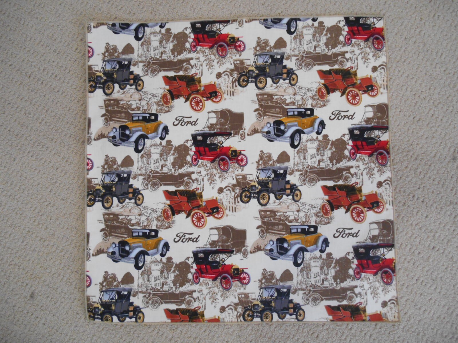 Mens Handkerchief Vintage Cars & Trucks Excavators / 100% | Etsy