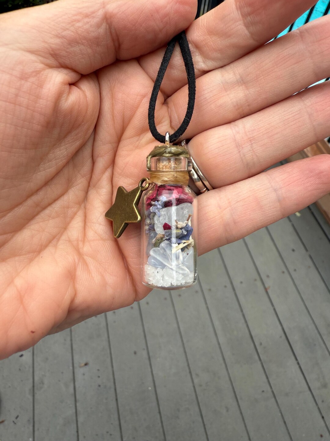 Ward for Calmness! Witches Spell Bottle - Bone Magick - Etsy