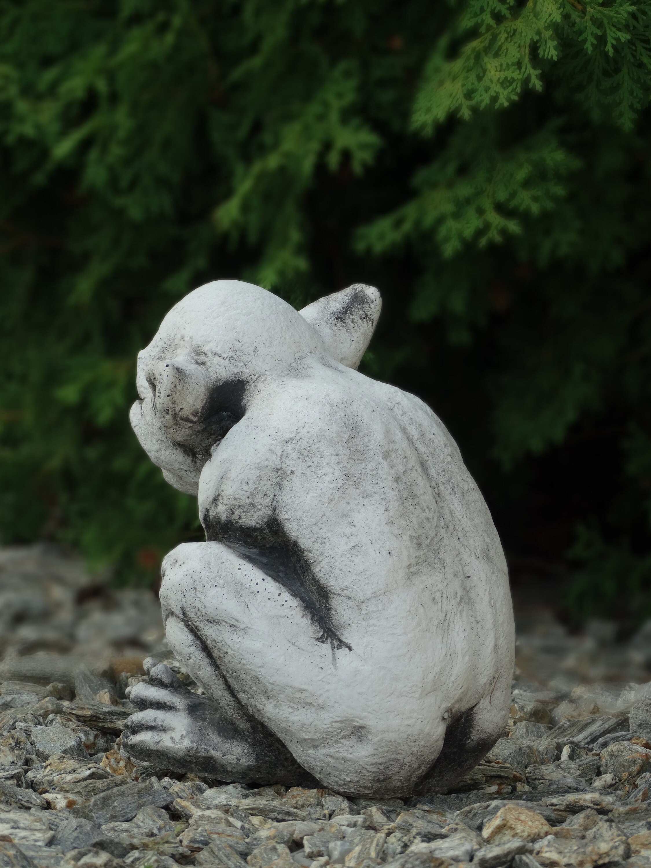 Angry Gargoyle Statue Concrete Scary Gargoyle Outdoor Sculpture Goliath ...