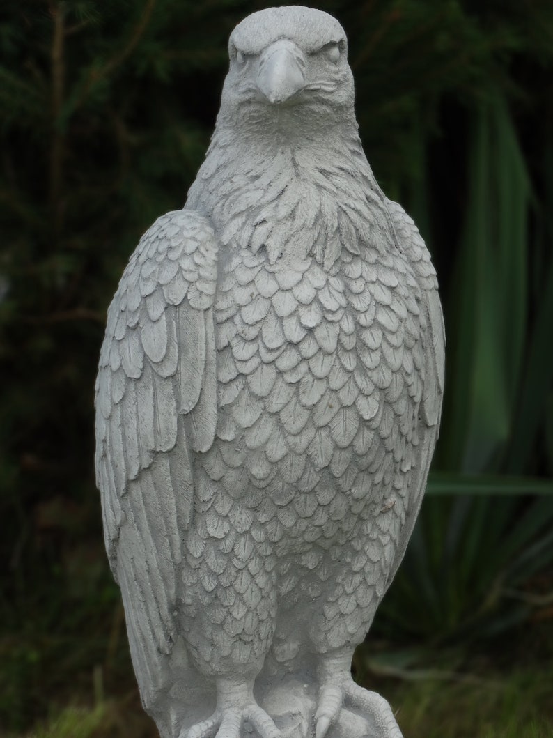 Large Eagle Statue Stone Eagle Garden Sculpture Bird Figurine Standing ...