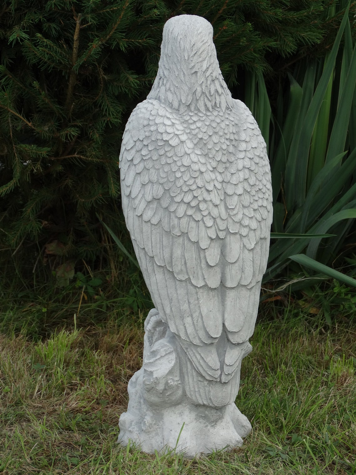 Large Eagle Statue Stone Eagle Garden Sculpture Bird Figurine Standing ...