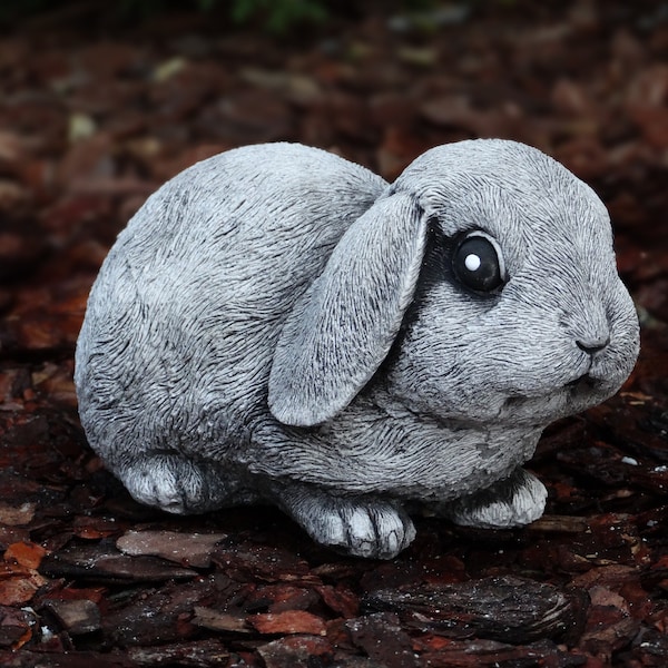 Small Bunny Statue Outdoor - Etsy