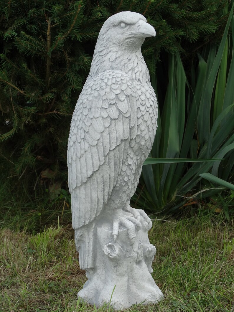 Large Eagle Statue Stone Eagle Garden Sculpture Bird Figurine Standing ...