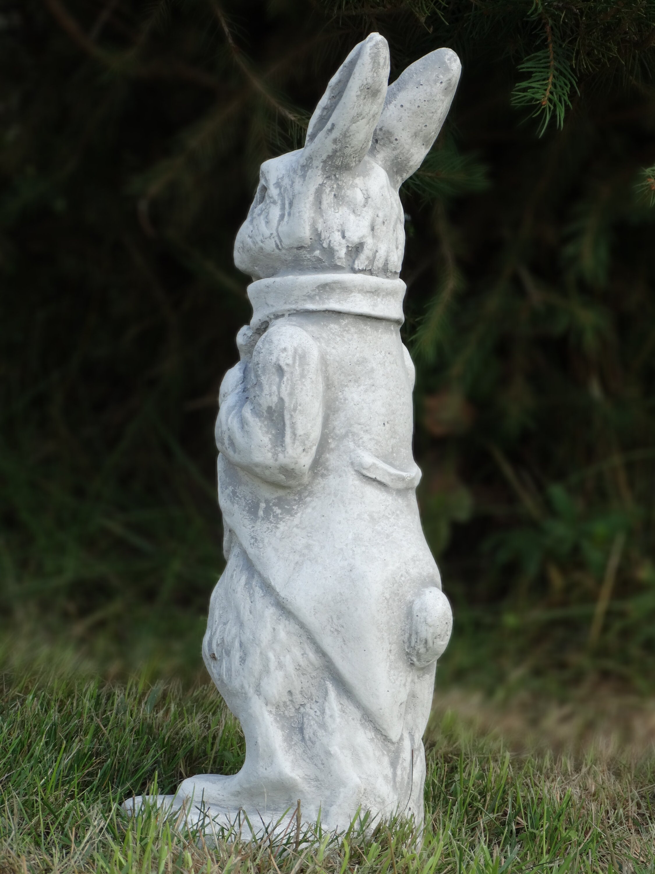 Peter Rabbit Statue Fairy Garden Decor Outdoor Sculpture Rabbit Figure ...