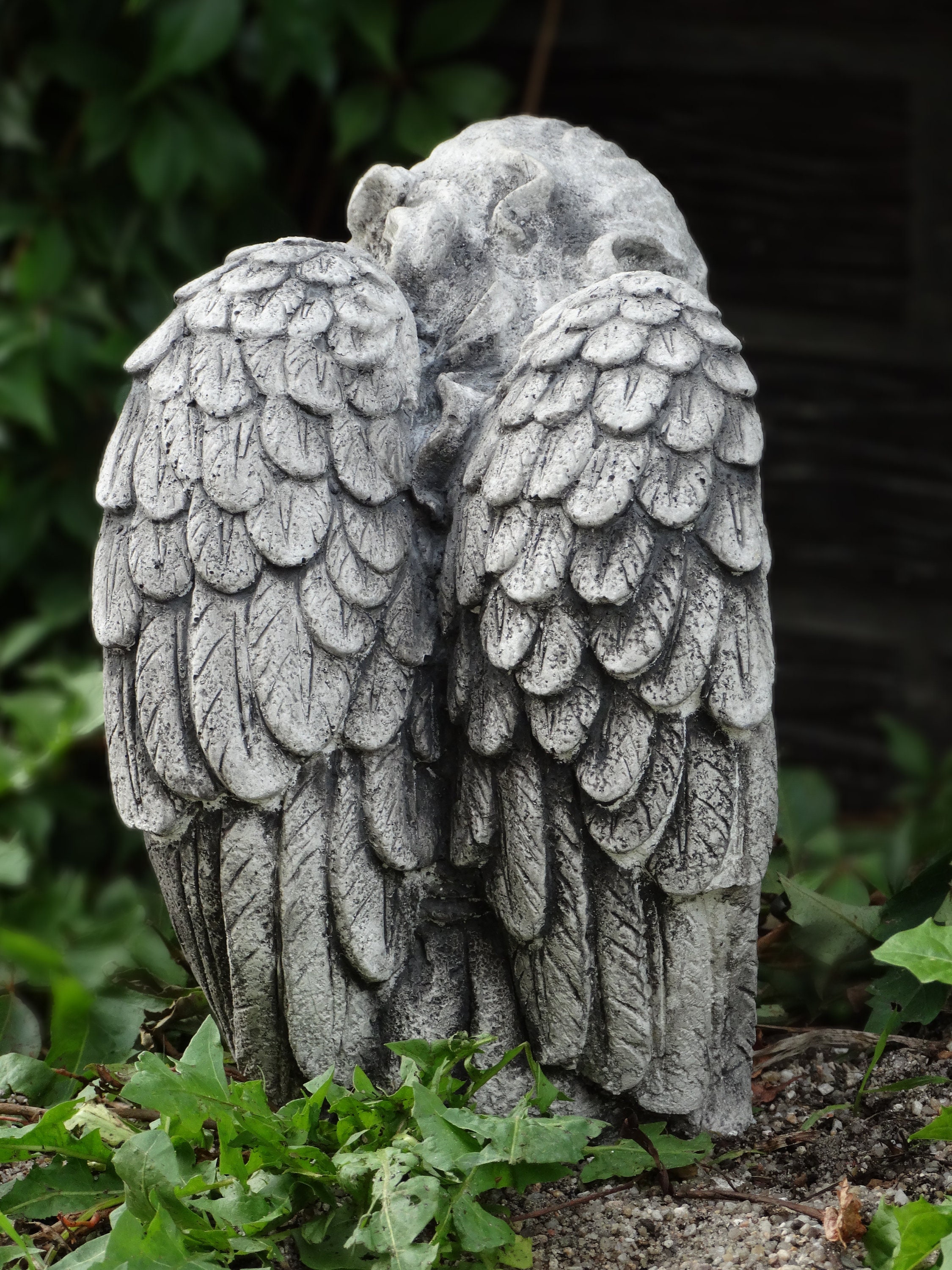 Cute Angel Figurine Concrete Baby Angel for Home Decor Angel Ornament ...