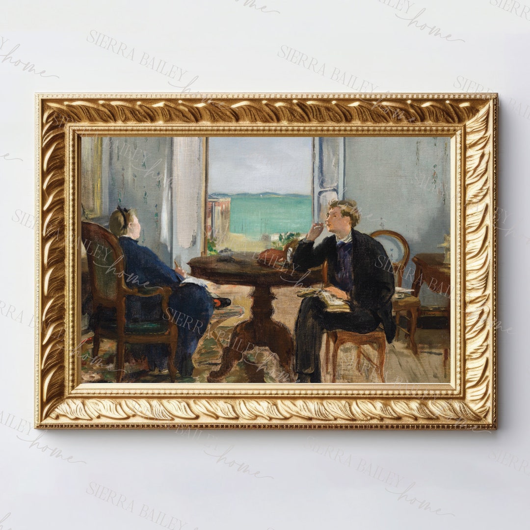 Digital Downloads Interior at Arachon Edouard Manet - Etsy