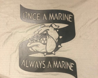 Marine Metal Sign | Etsy