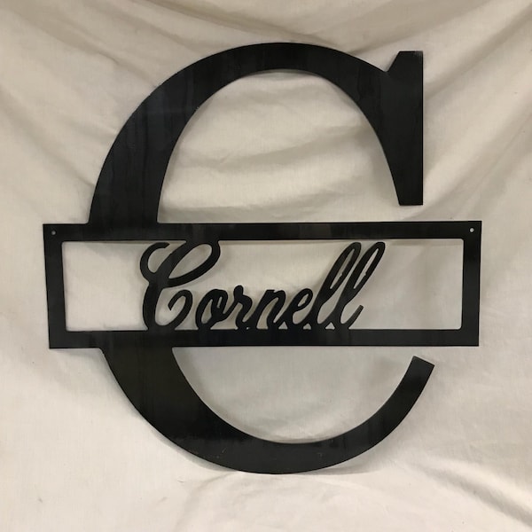 Metal Letter C - Etsy