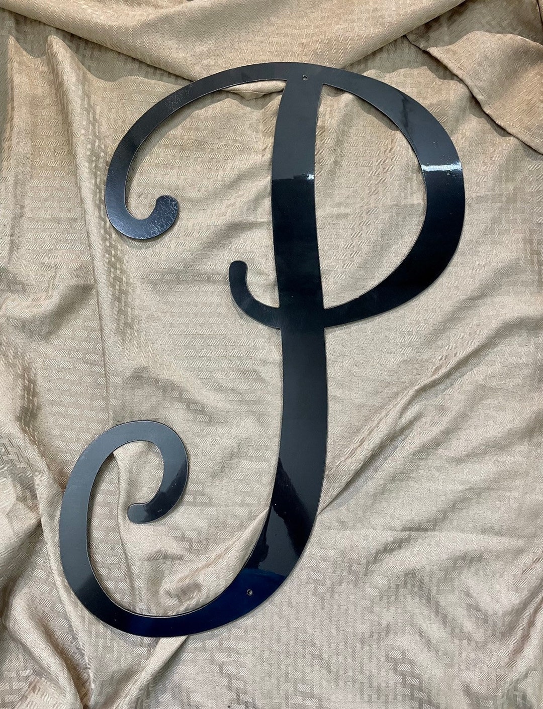 Metal Letter P - Etsy