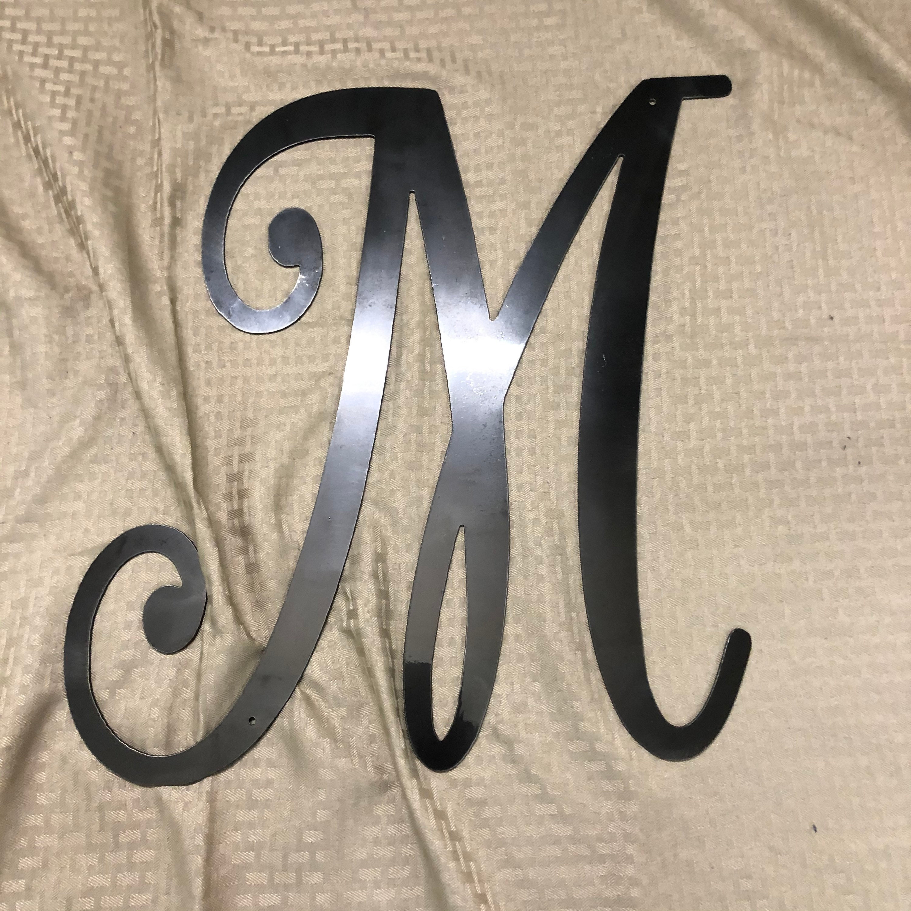 Metal Letter M - Etsy