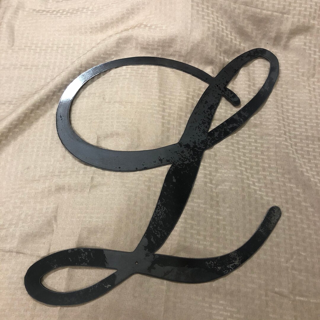 Metal Letter L - Etsy