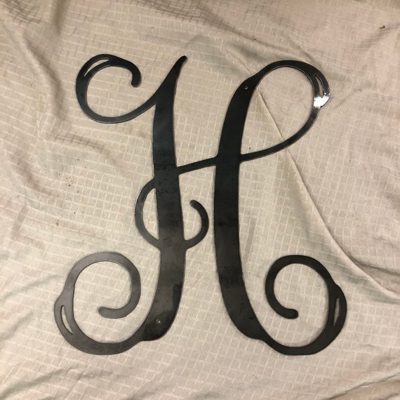 Metal Letter H - Etsy