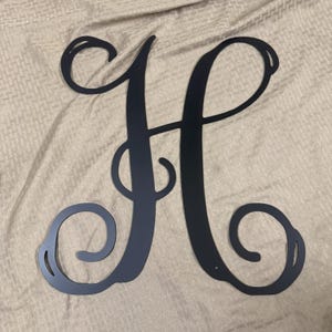 Metal Letter H - Etsy